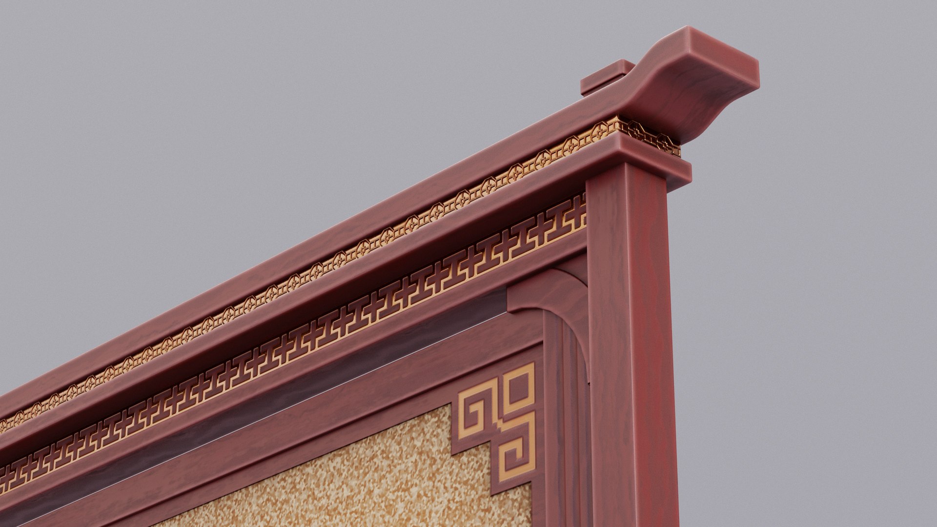 Chinese Trade Furniture Kit - 18 Pinboard Model - TurboSquid 2051455