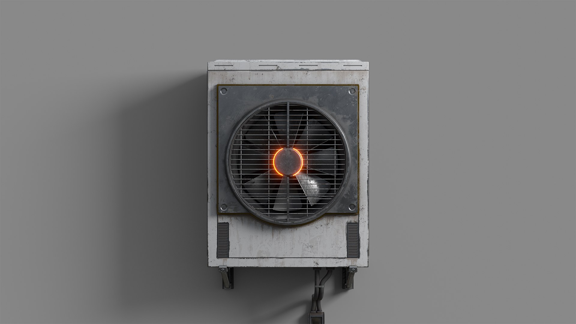 3D Cyberpunk Air Conditioner Model - TurboSquid 2303709