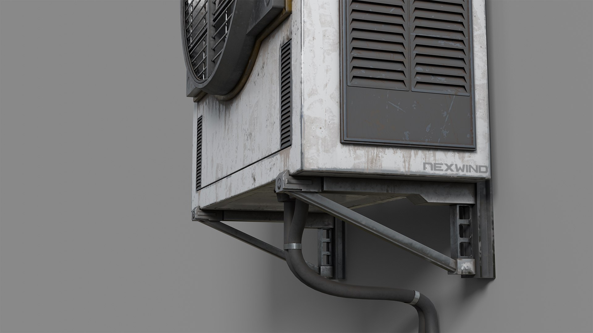 3D Cyberpunk Air Conditioner Model - TurboSquid 2303709