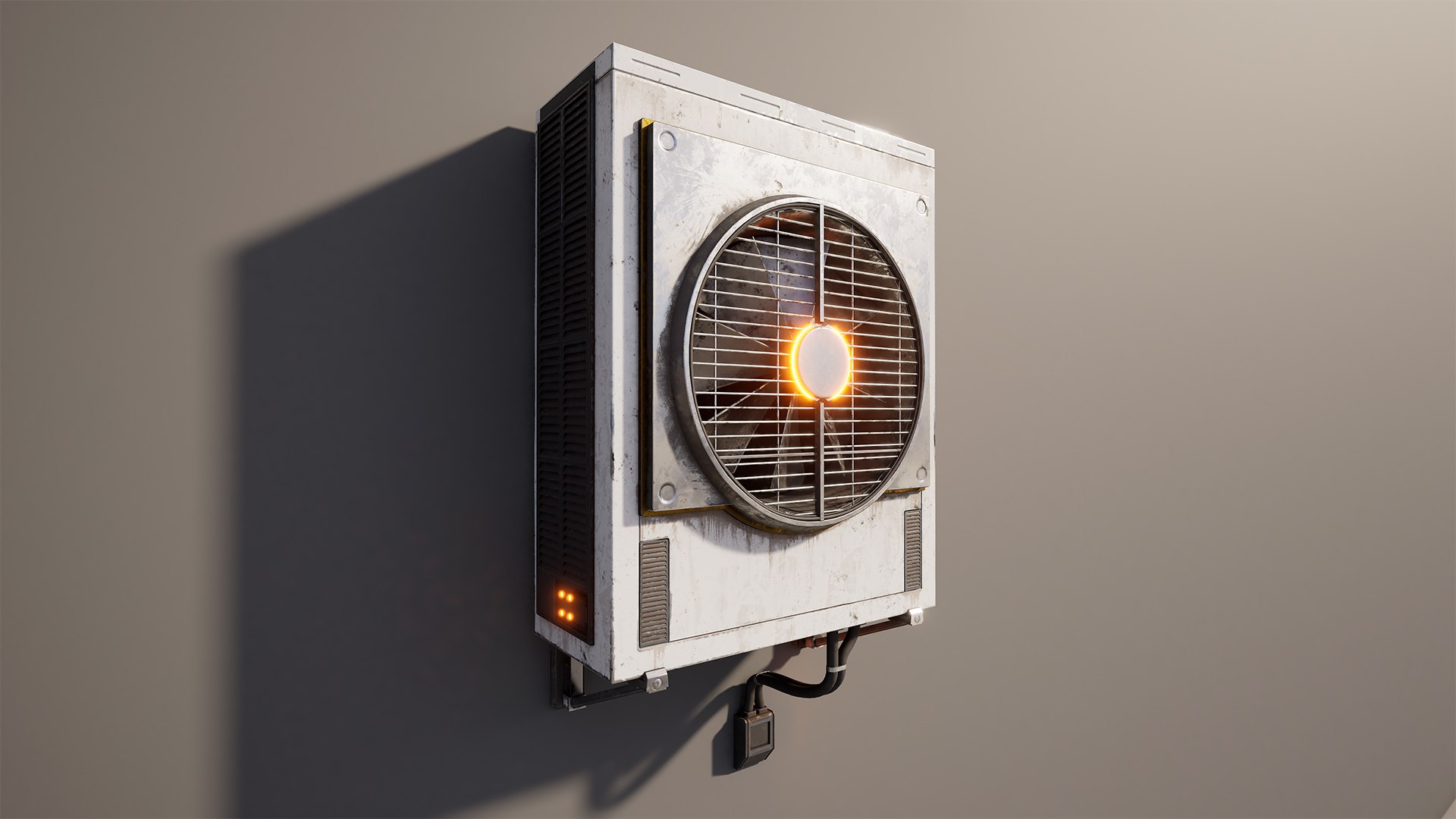 3D Cyberpunk Air Conditioner Model - TurboSquid 2303709