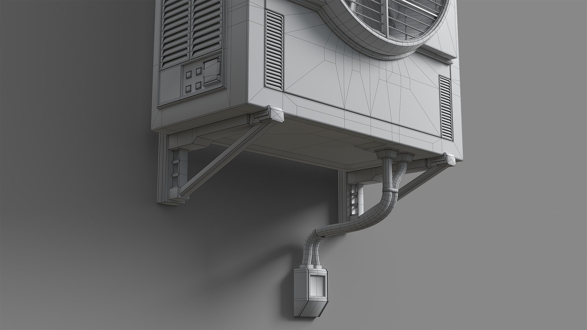 3D Cyberpunk Air Conditioner Model - TurboSquid 2303709
