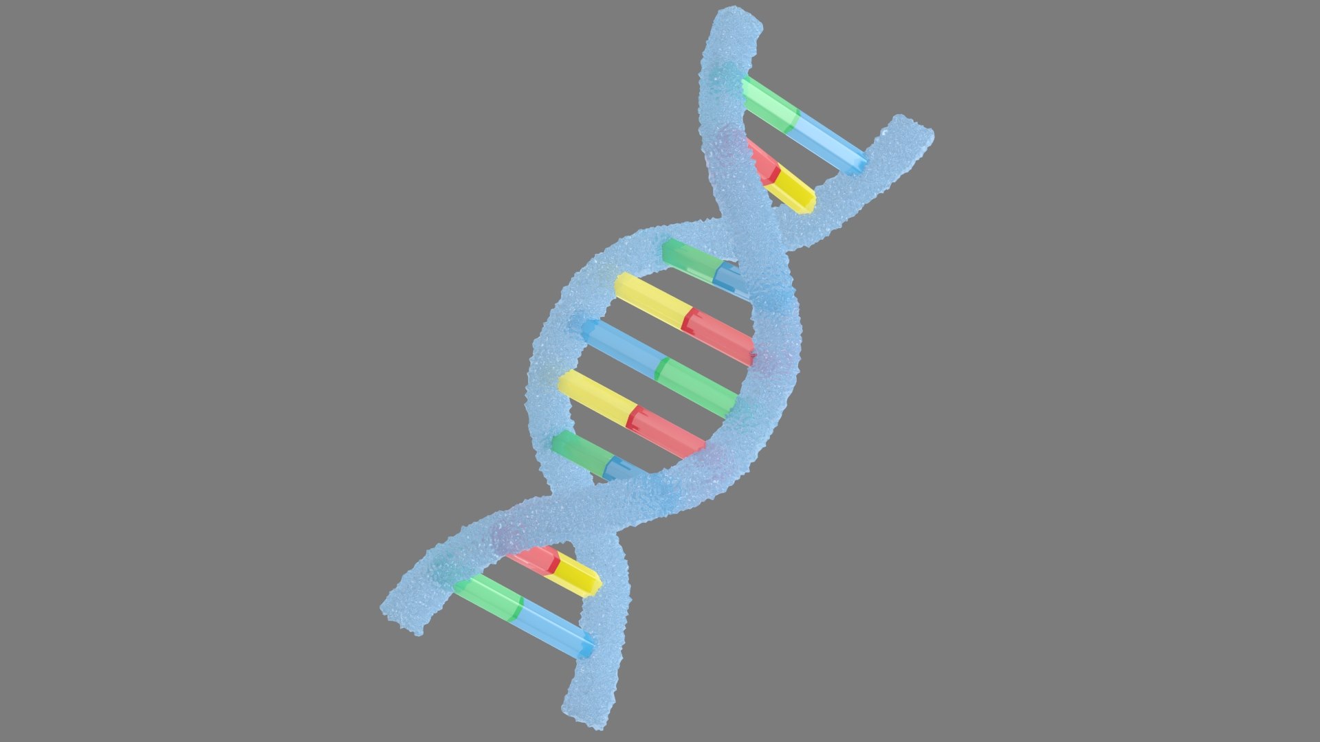 3D Structure Of DNA Bundle 2 Model - TurboSquid 2432934