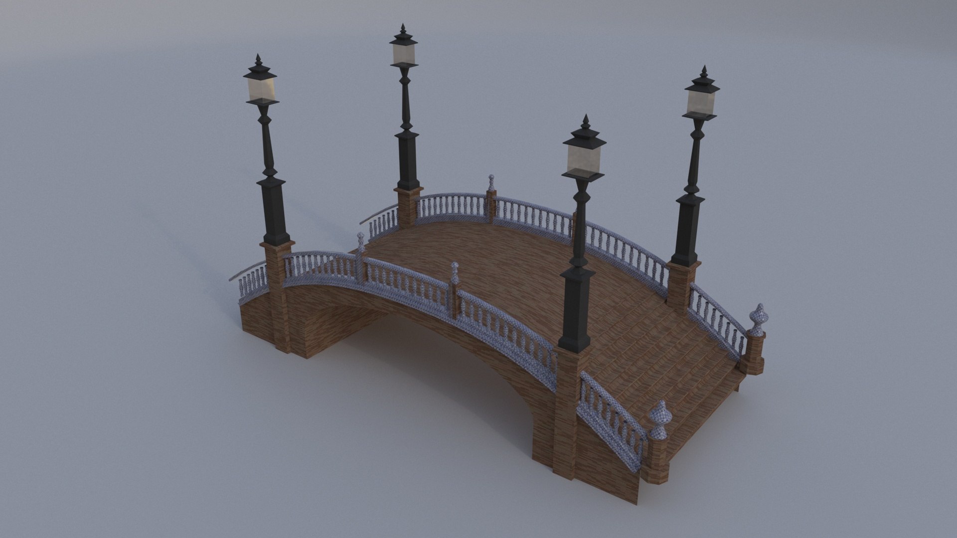 3D Bridge - TurboSquid 2298767