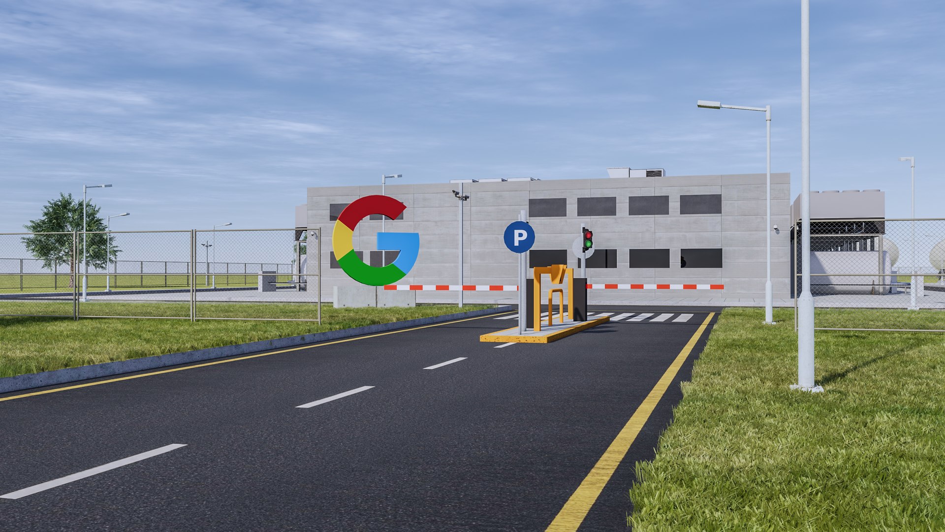 3D Google Data Center Building - TurboSquid 1867282