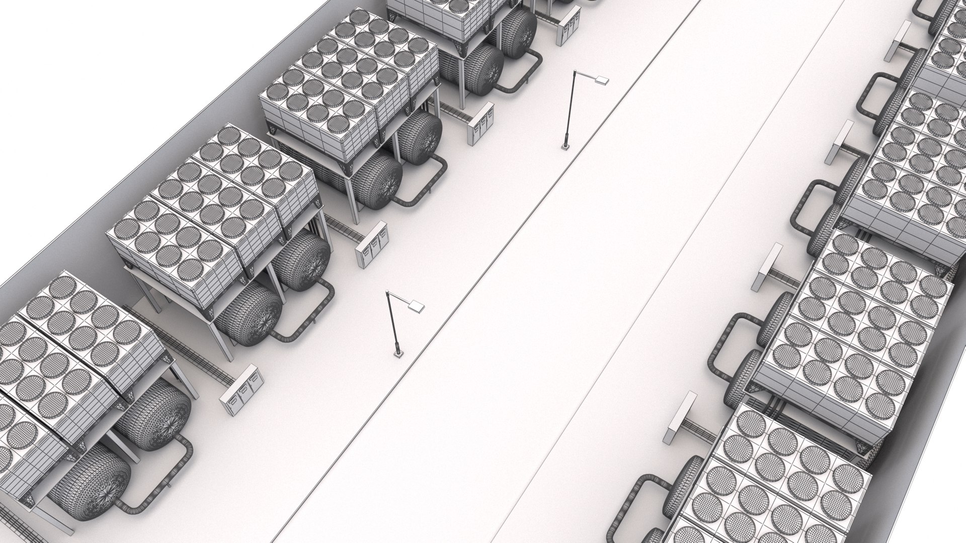 3D Google Data Center Building - TurboSquid 1867282