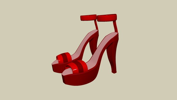 3D girl heels character - TurboSquid 1679328