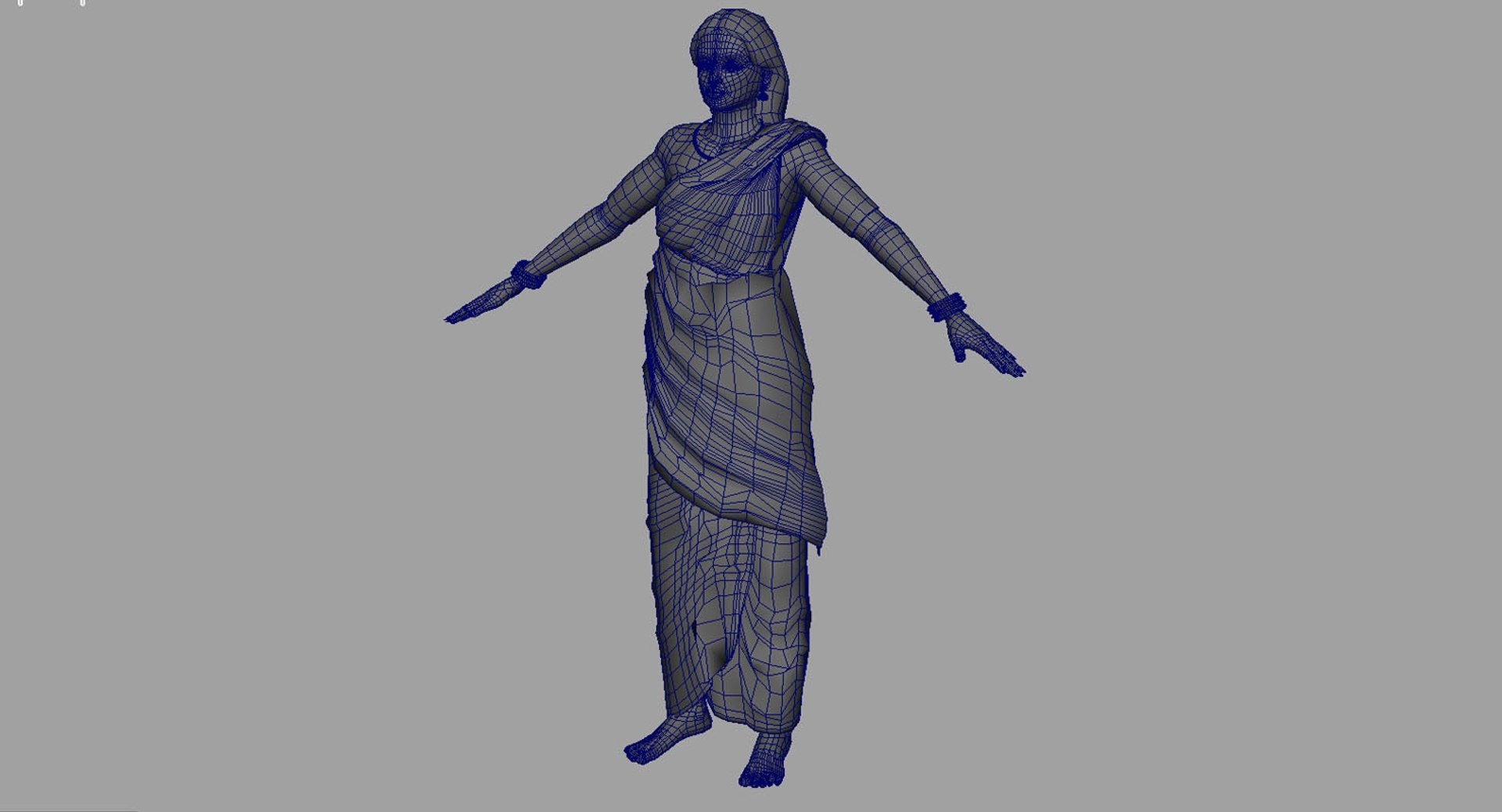 Indian Woman 3D Model - TurboSquid 1535654