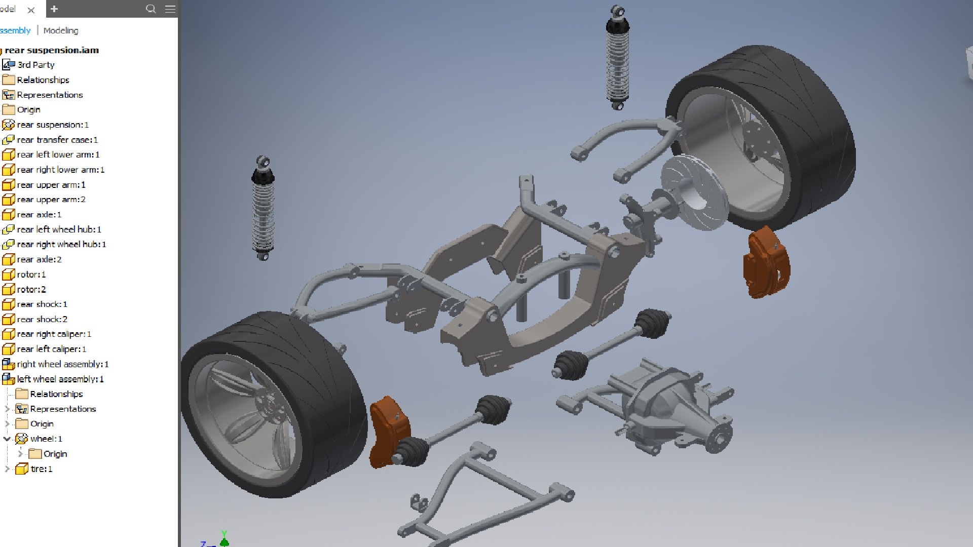 3D Rear-car-suspension-Model - TurboSquid 1807295