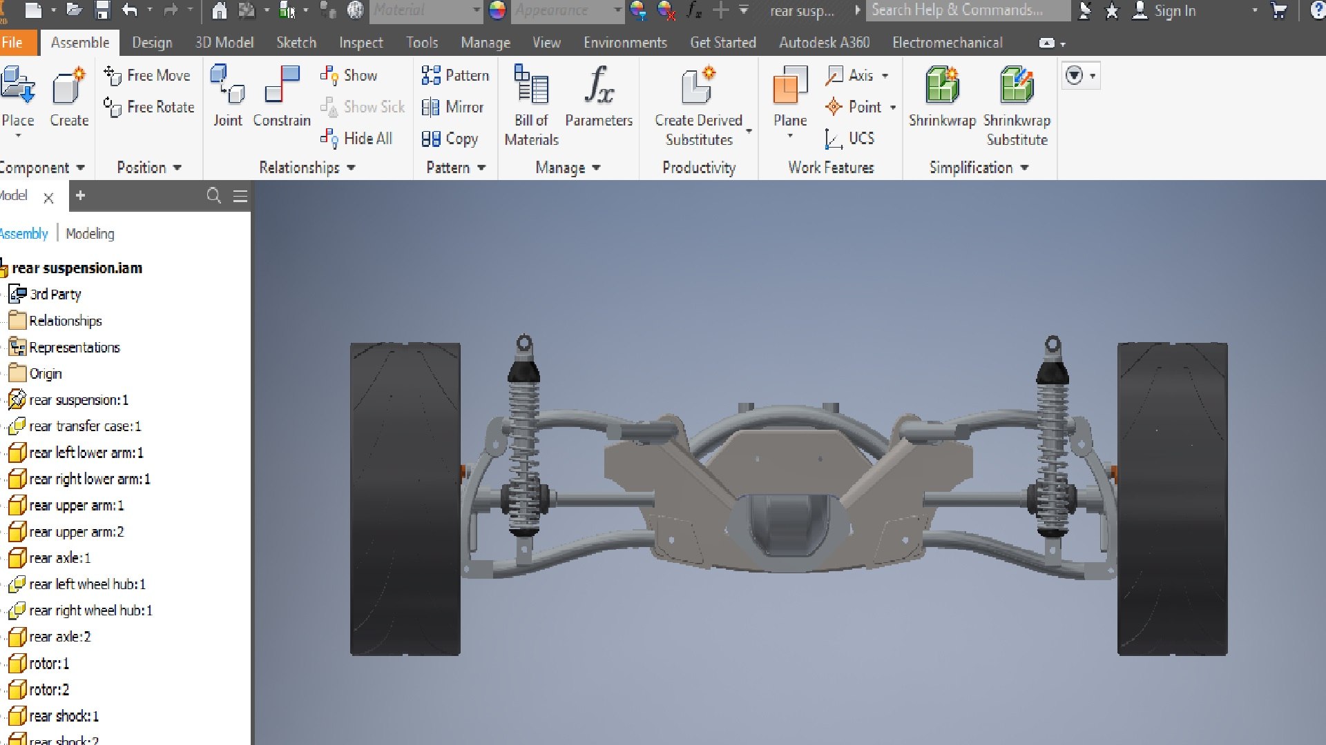 3D Rear-car-suspension-Model - TurboSquid 1807295