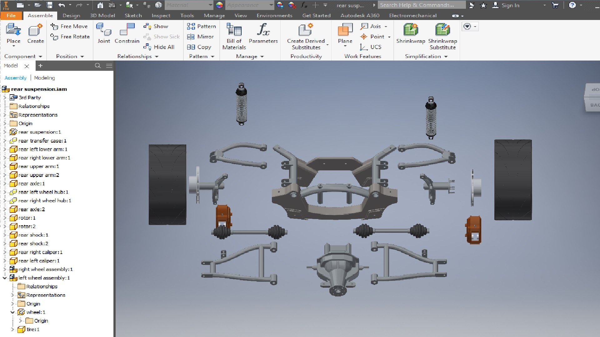 3D Rear-car-suspension-Model - TurboSquid 1807295