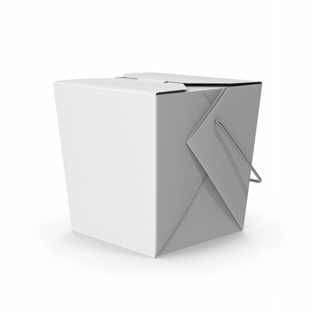 Chinese Food Container 3D Model - TurboSquid 1877650
