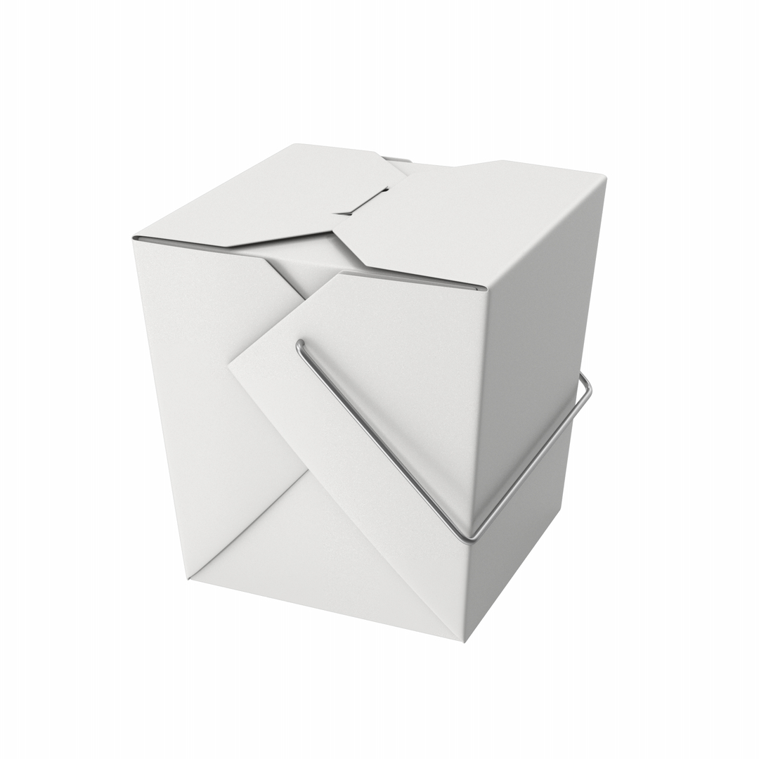 Chinese Food Container 3D Model - TurboSquid 1877650