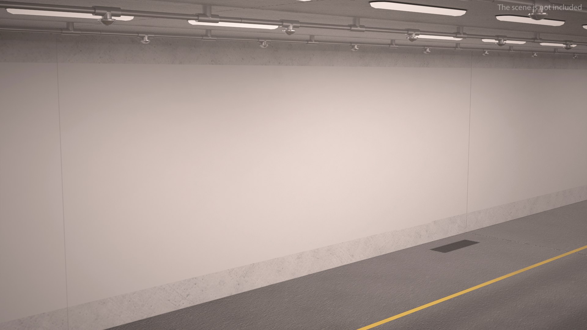 3D Two Level Tunnel Cross Section - TurboSquid 2282731