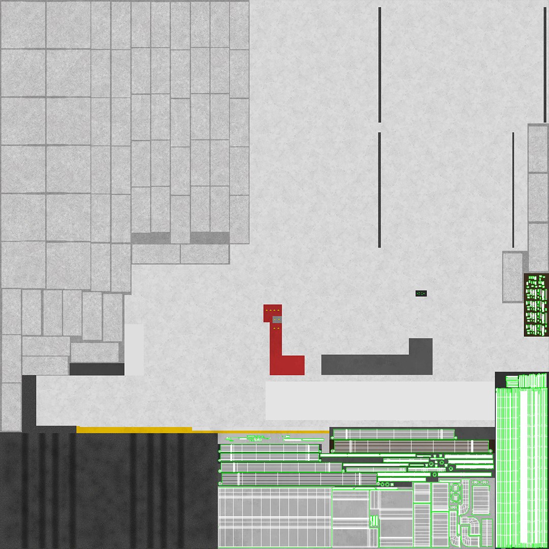 3D Two Level Tunnel Cross Section - TurboSquid 2282731