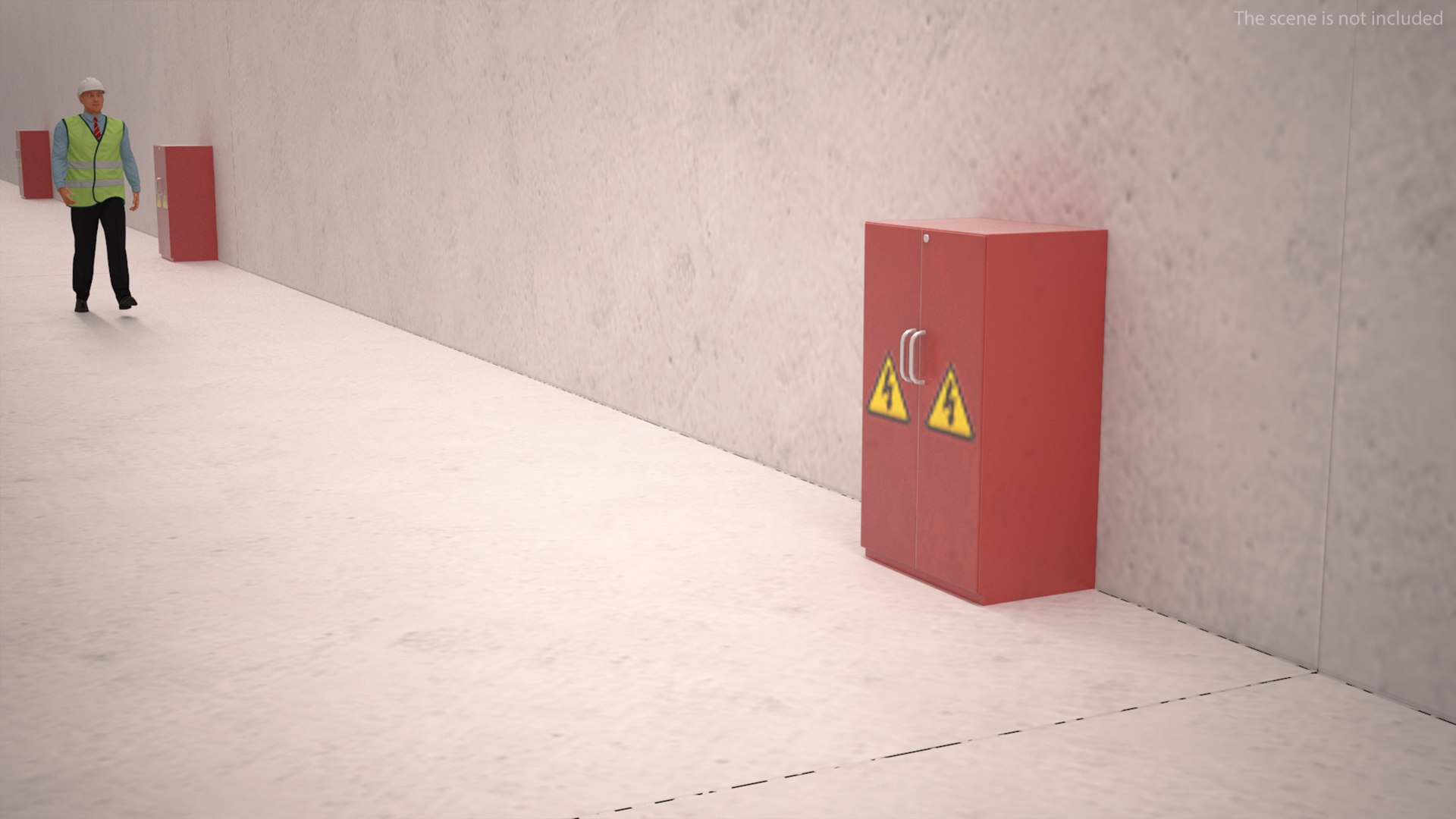 3D Two Level Tunnel Cross Section - TurboSquid 2282731