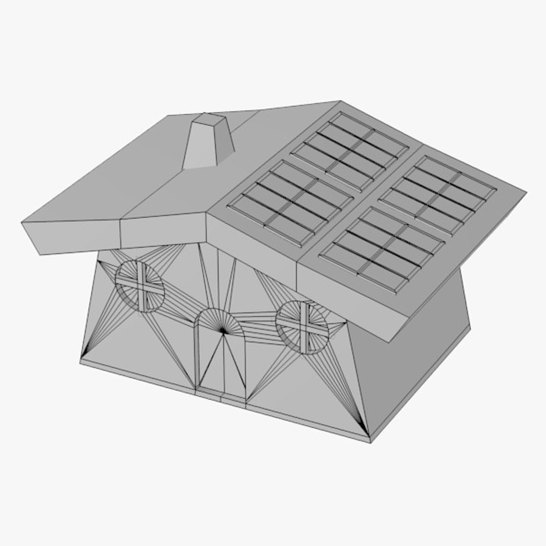 Maya Cartoon House Solar Panels