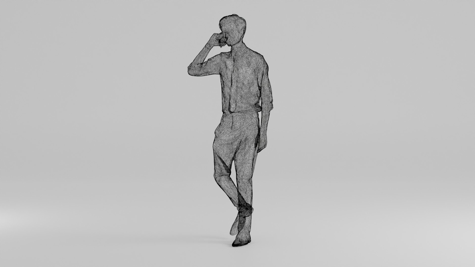 3D Man Calling Business 1 - TurboSquid 2114643