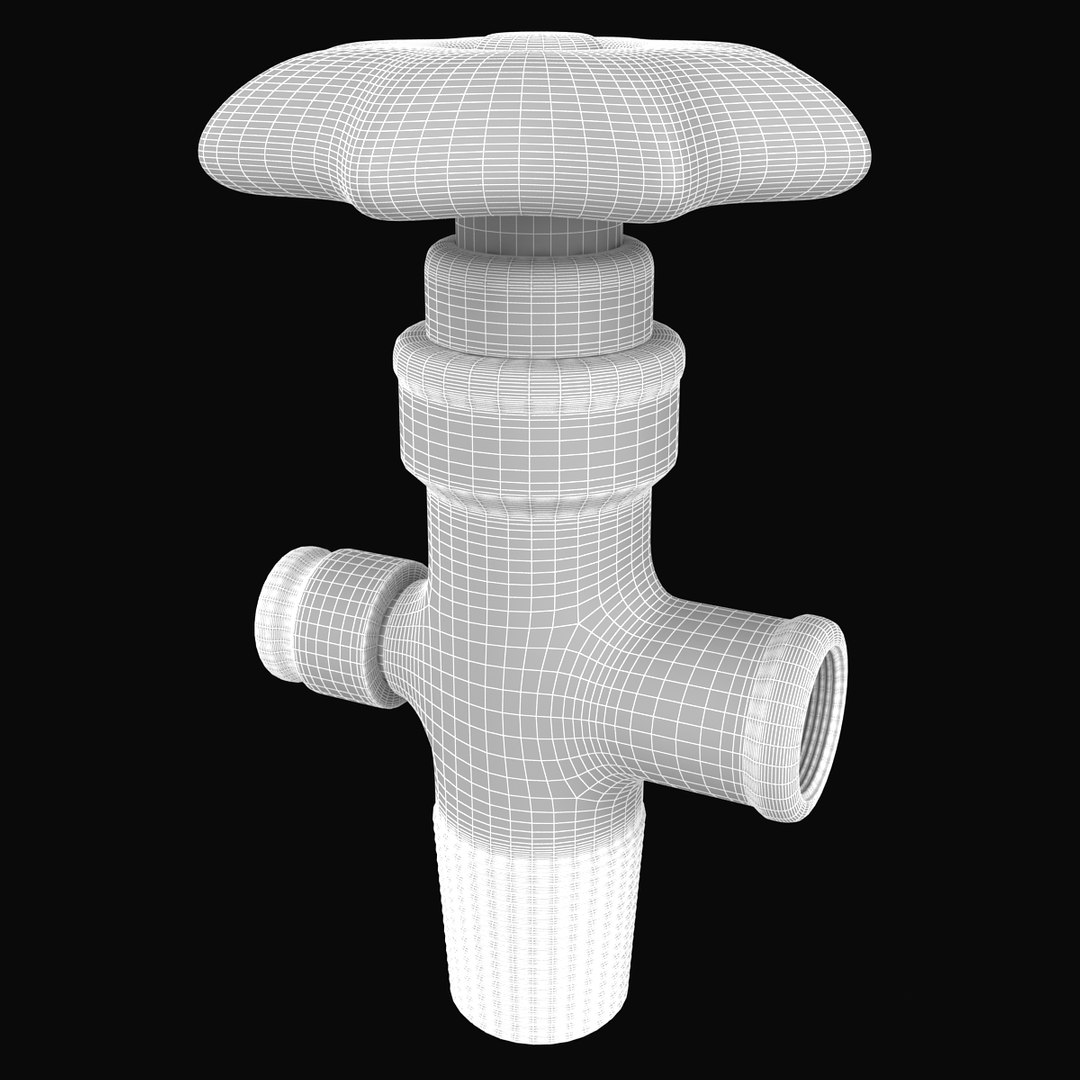 3d Model Valve Gas