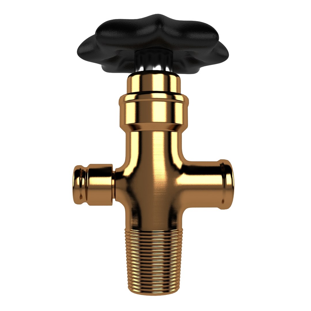 3d Model Valve Gas