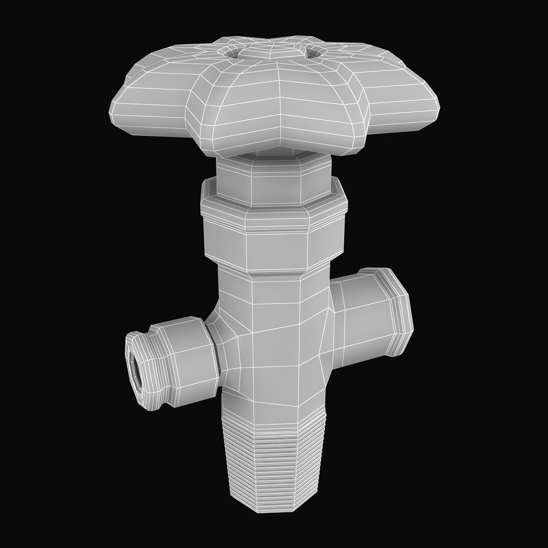 3d Model Valve Gas