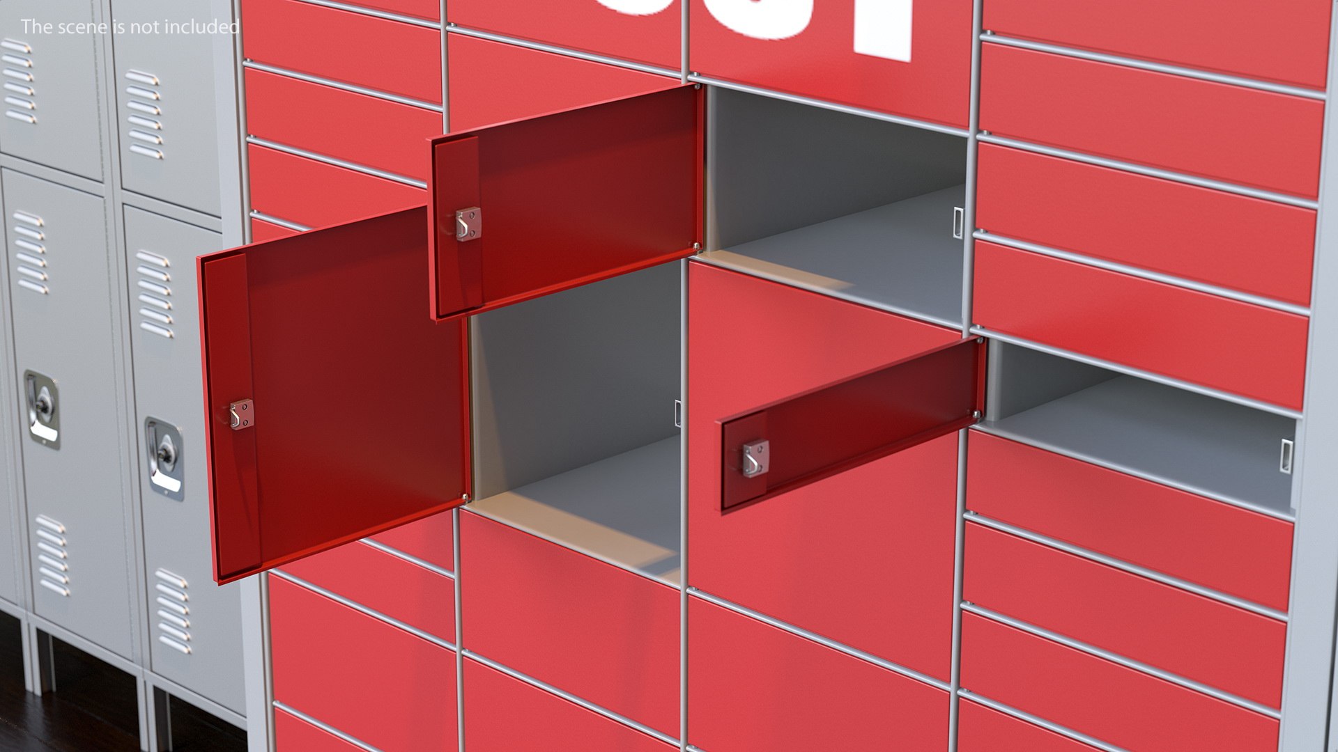 3D Post Parcel Lockers - TurboSquid 1496529