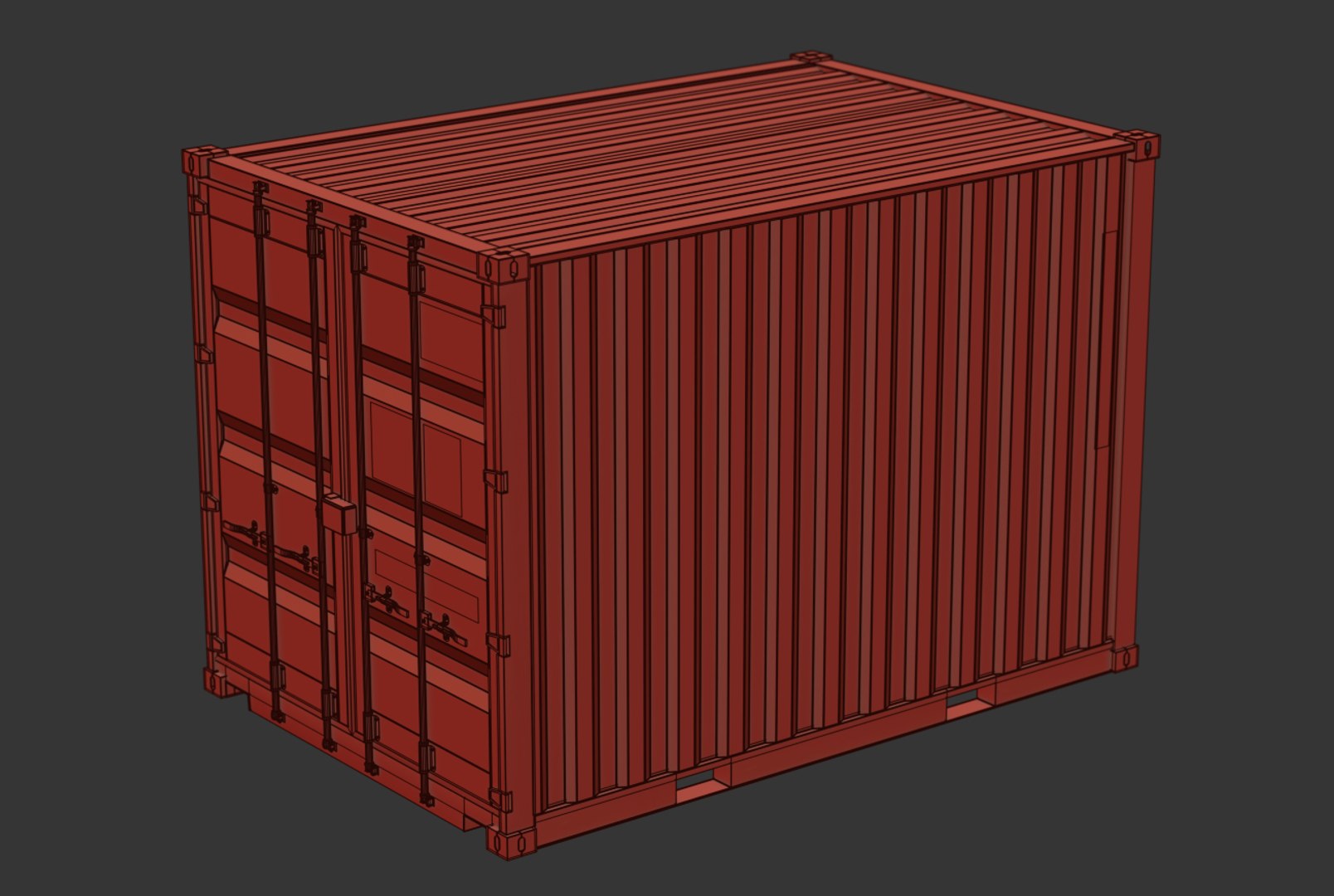 3D 12 Shipping Container - Model - TurboSquid 1368563