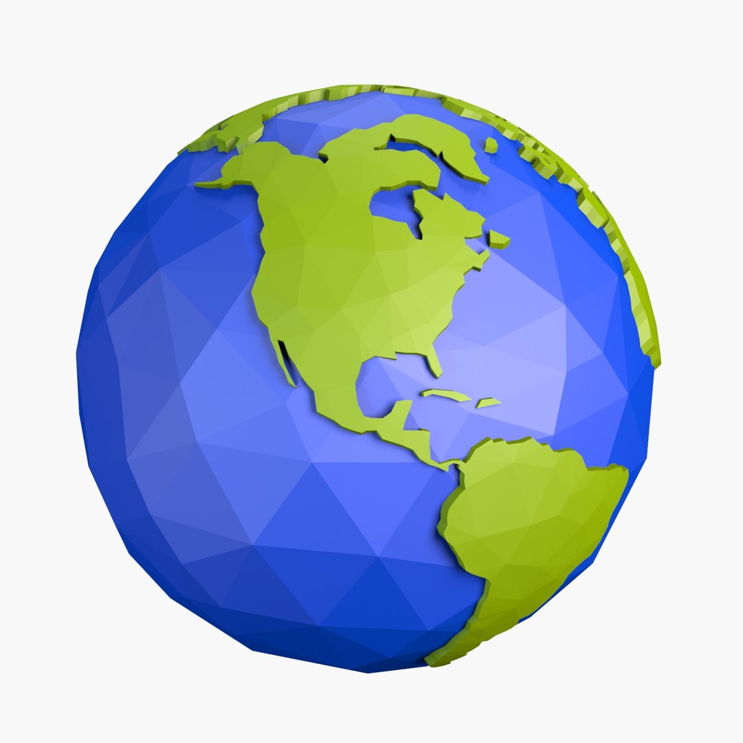 3d Cartoon World Earth