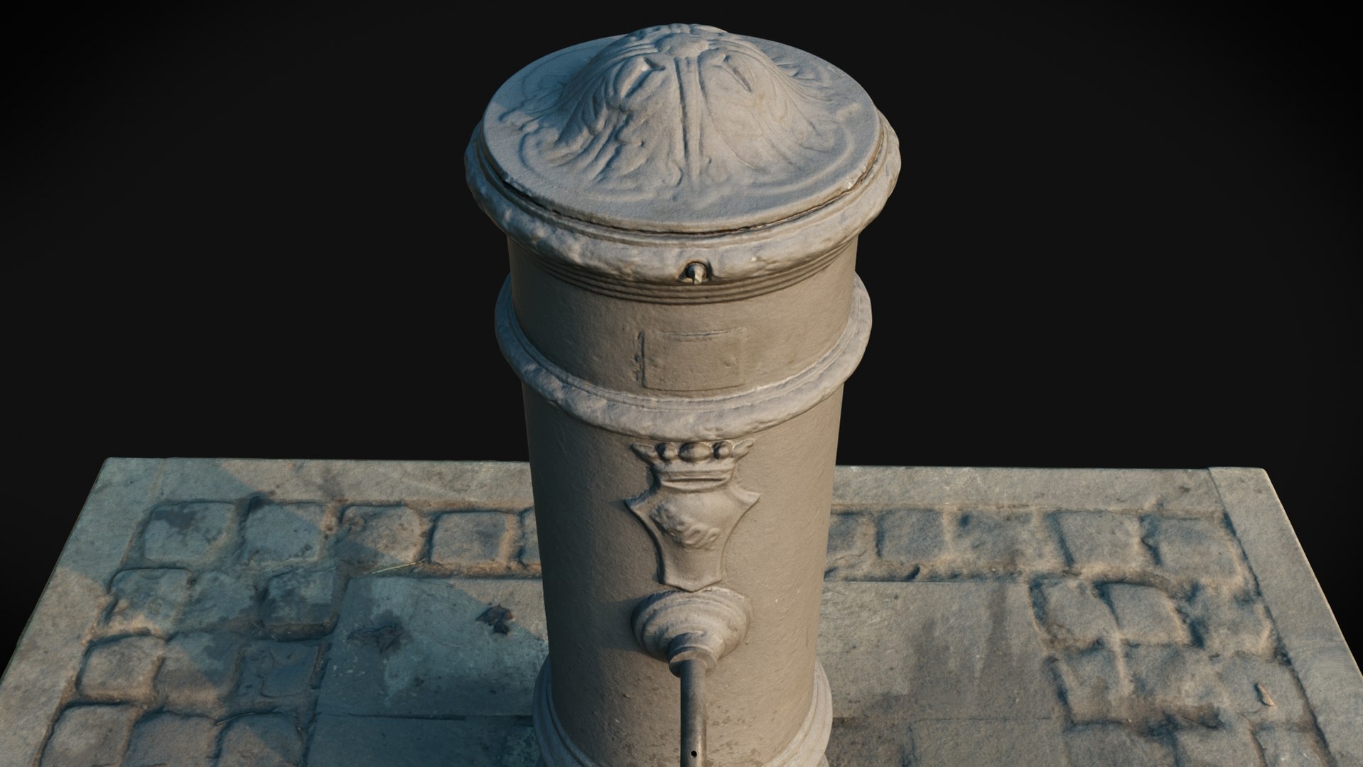Roman Fountain Nasone 3D Model - TurboSquid 2163313