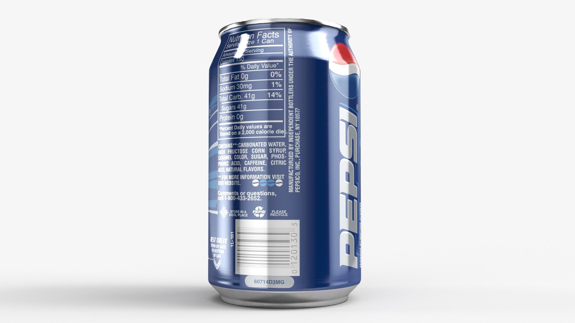 3D Beverage Can 355 Ml Pepsi Model - TurboSquid 1966991