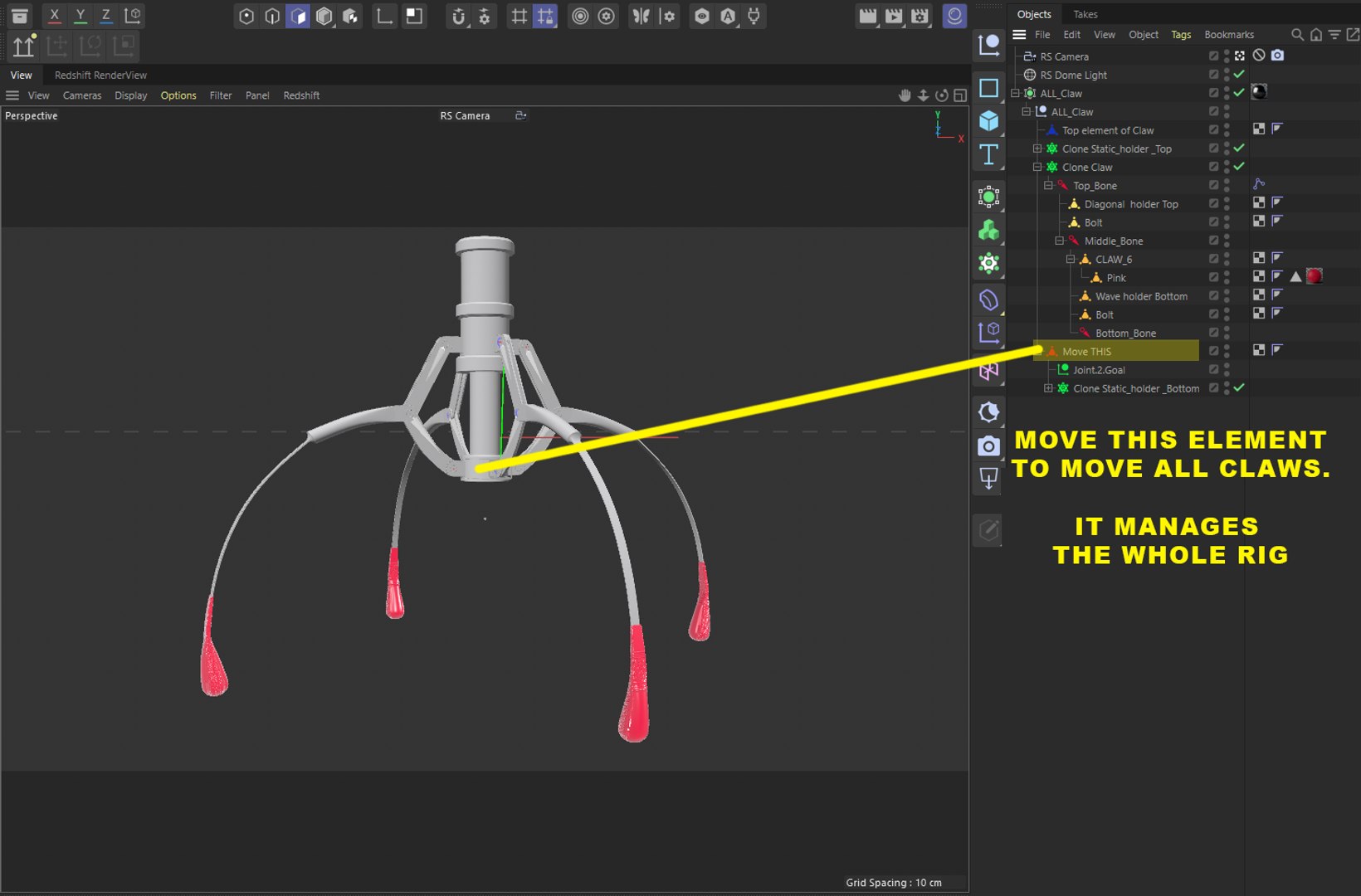 3D Metal Claw 13 With RIG - TurboSquid 2348192