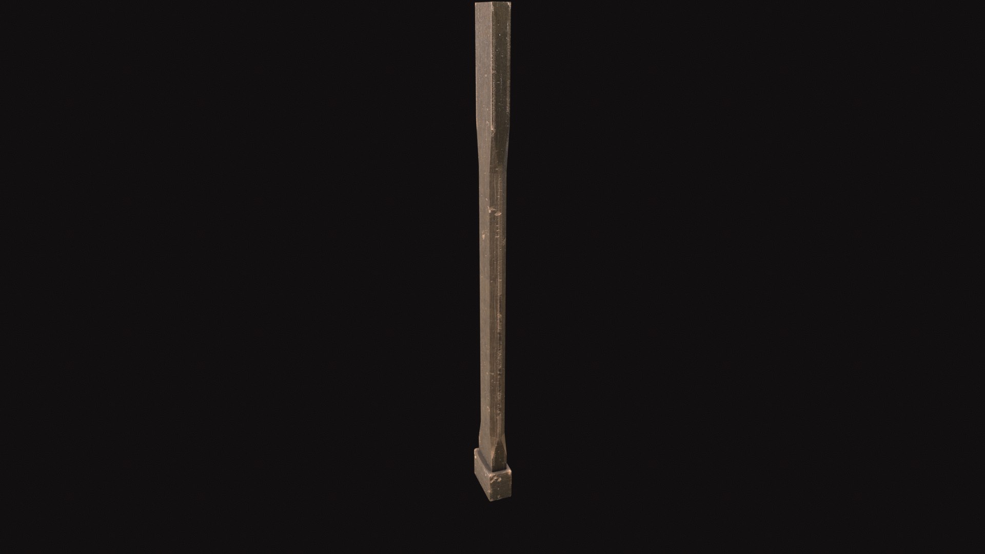 Medieval Wood Pillar 03 3D - TurboSquid 2322101