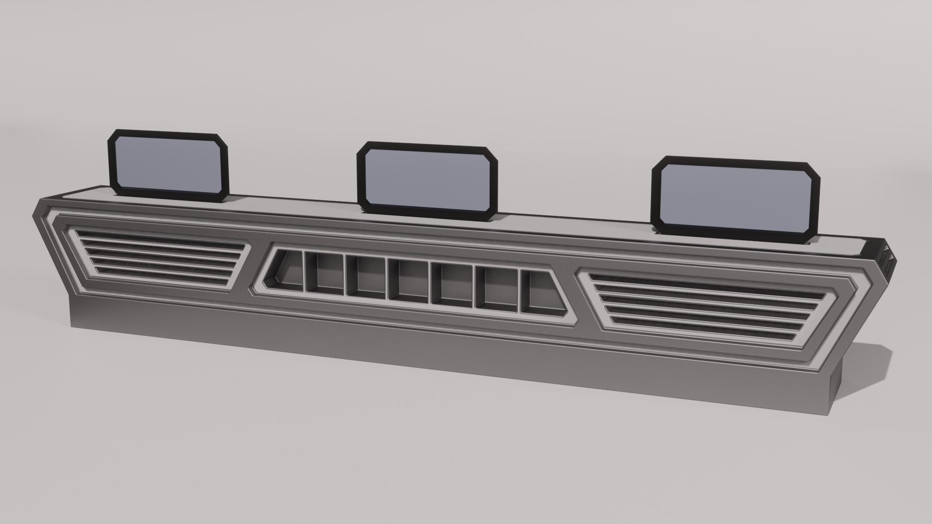 Tech Table 3D Model - TurboSquid 1642869