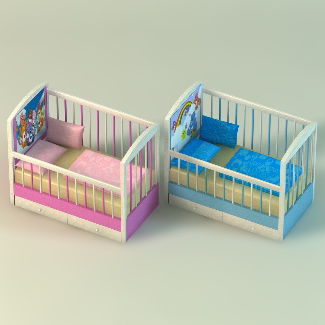 Babies Cot 3d Model