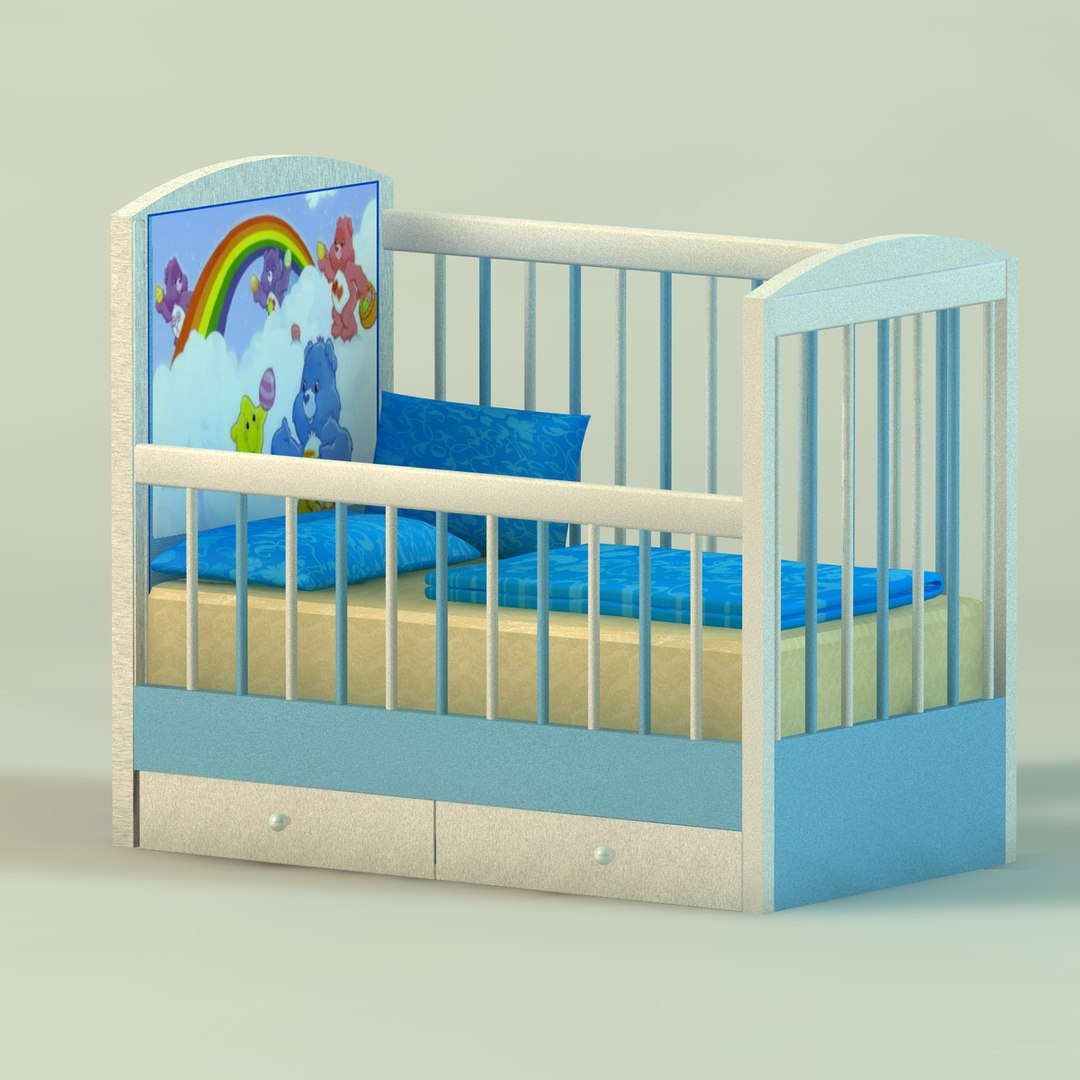 Babies Cot 3d Model