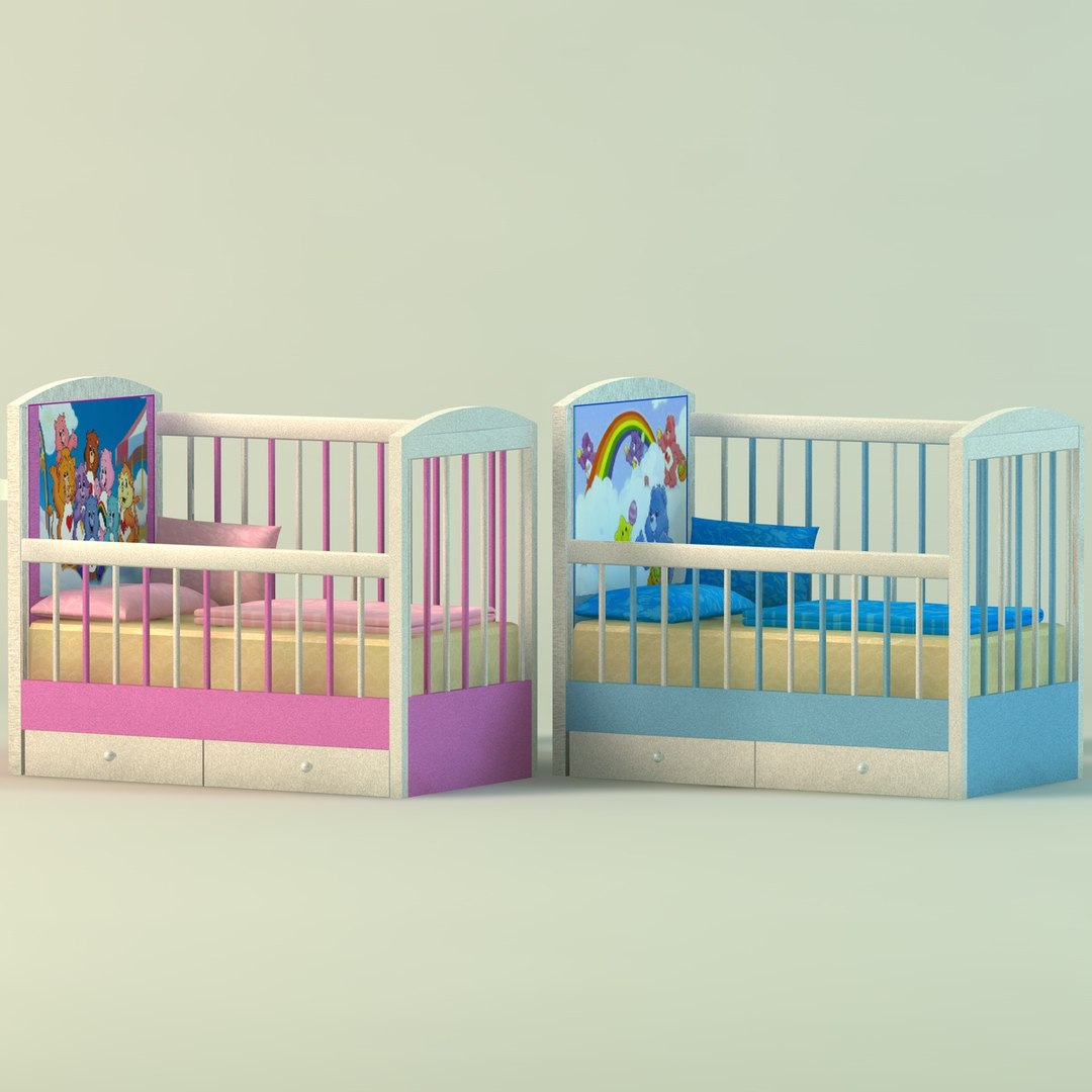 Babies Cot 3d Model