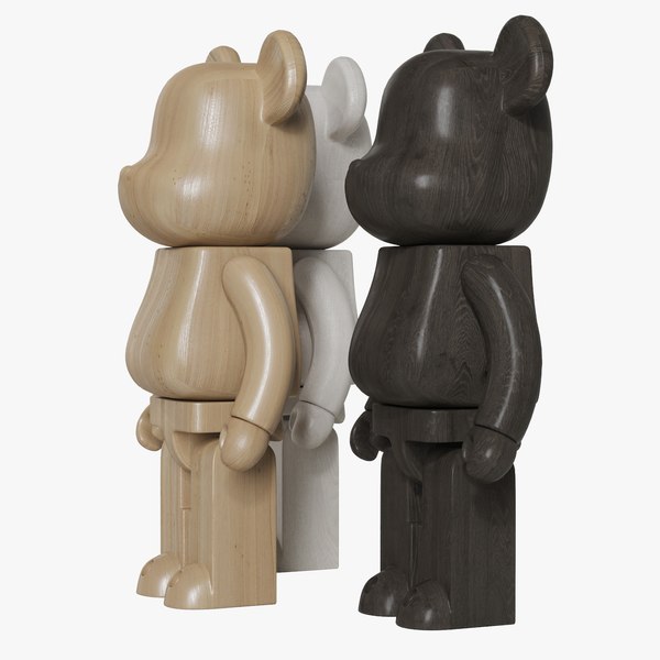 3D модель Bearbrick Wood - TurboSquid 1707534