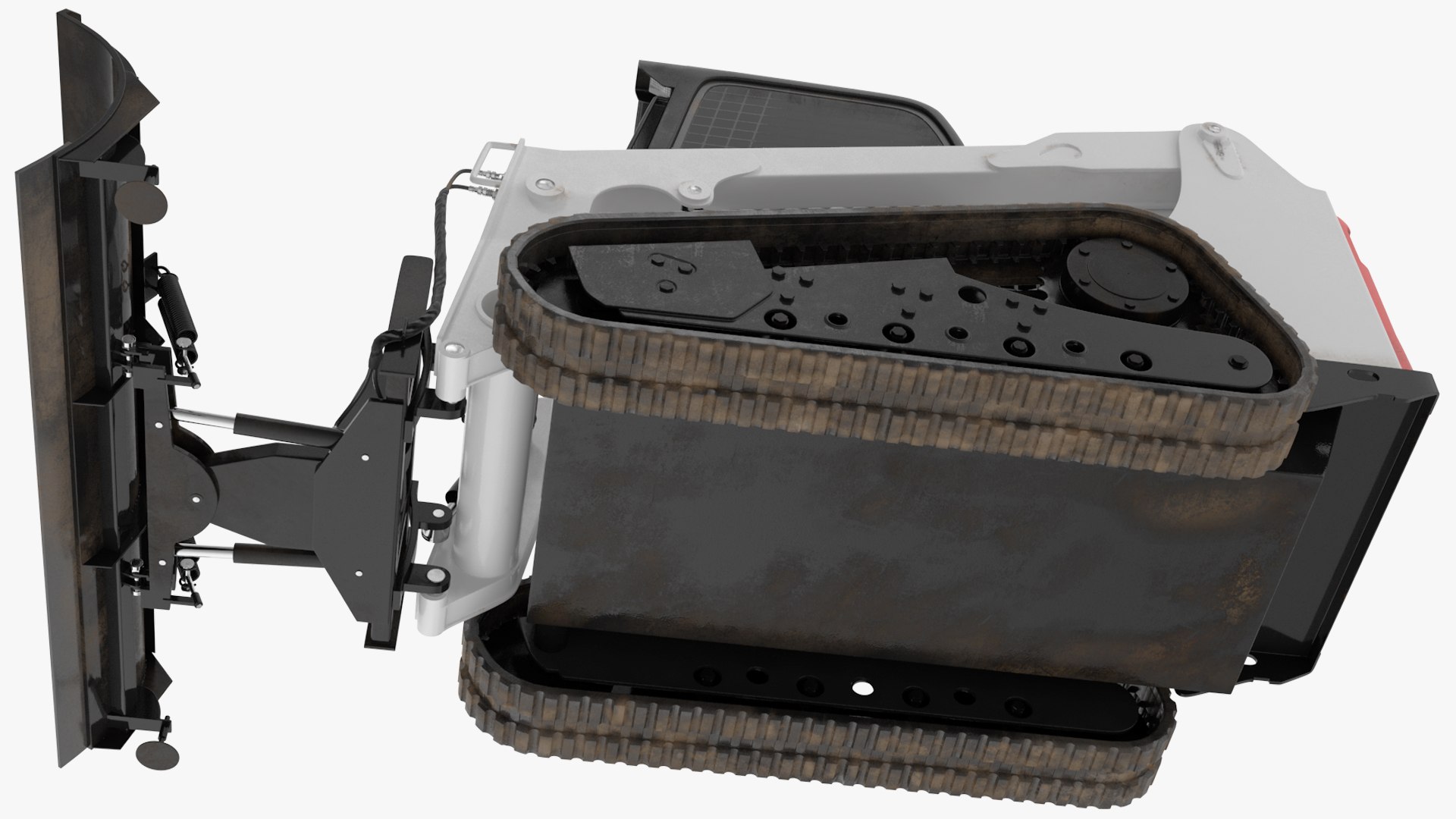 3D Model Compact Track Loader Rigged For Maya - TurboSquid 2192353