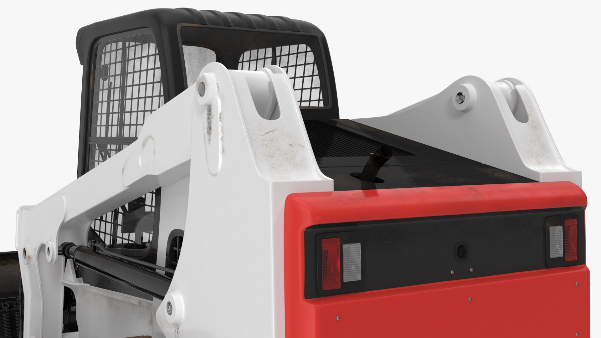 3D Model Compact Track Loader Rigged For Maya - TurboSquid 2192353