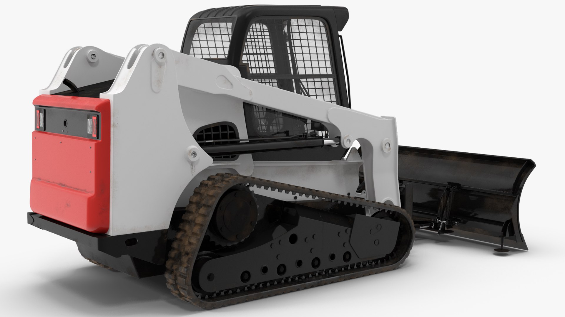 3D Model Compact Track Loader Rigged For Maya - TurboSquid 2192353