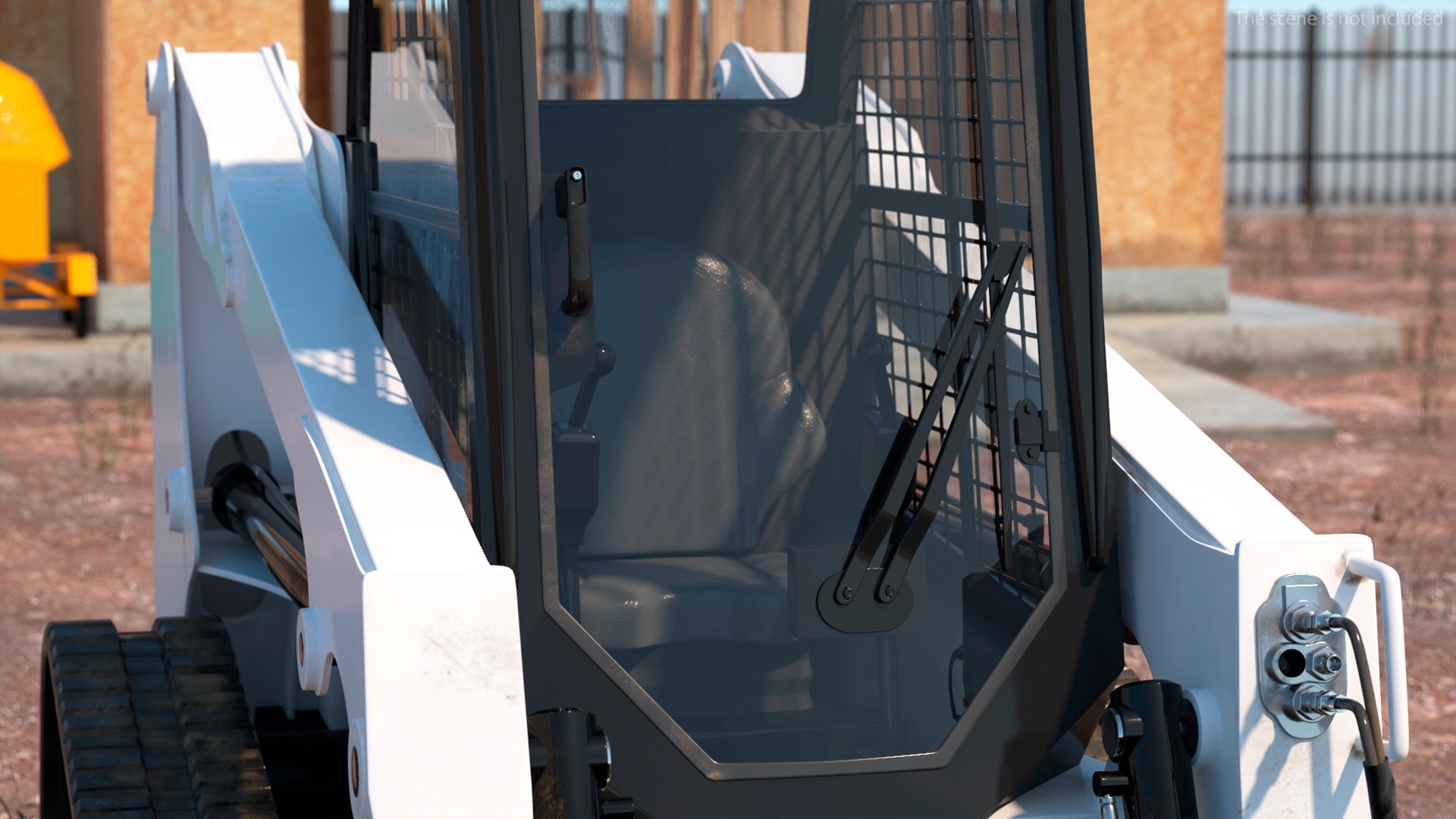 3D Model Compact Track Loader Rigged For Maya - TurboSquid 2192353