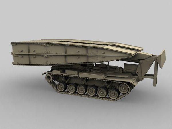 armored vehicle launching bridge 3d 3ds