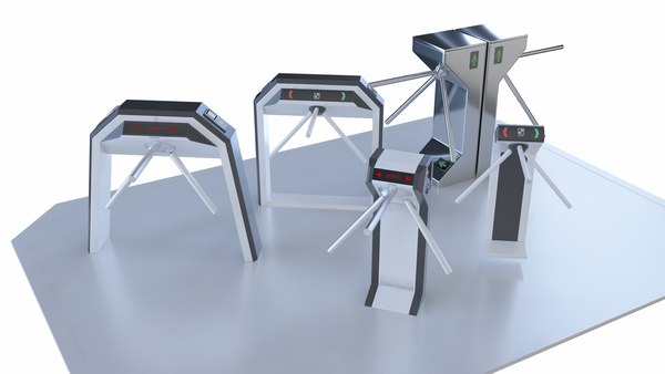 3d model perco turnstile