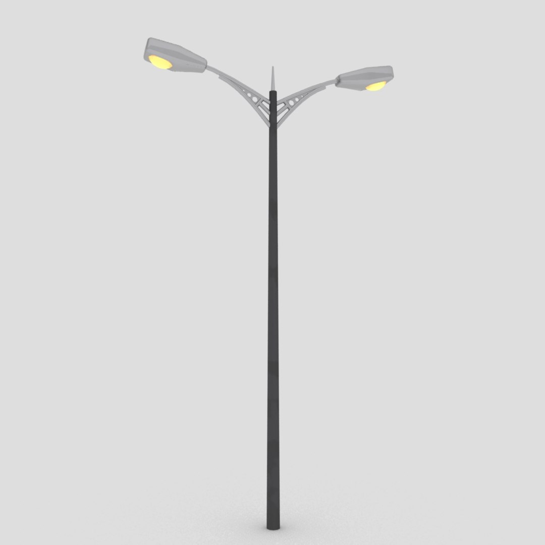 3d Model Street Light 04