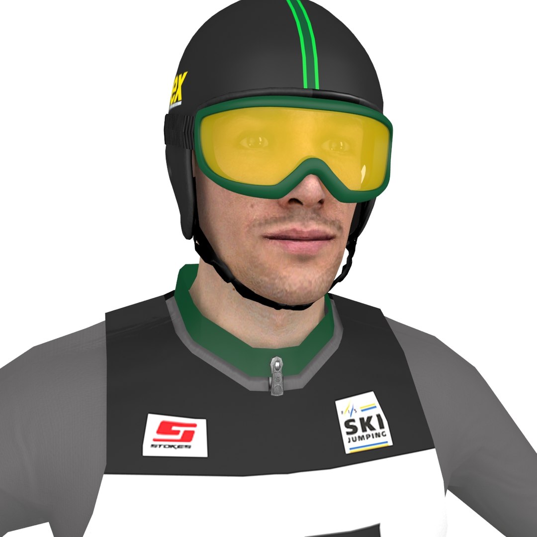 Ski Jumper 3D Model - TurboSquid 1283162