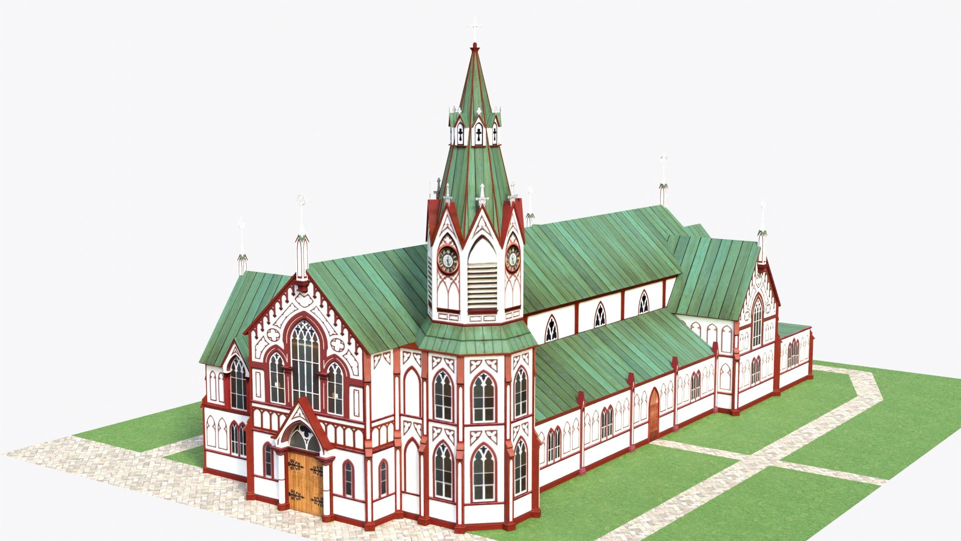 Catedral de San Marcos - Arica - Chile 3D model - TurboSquid 2103134