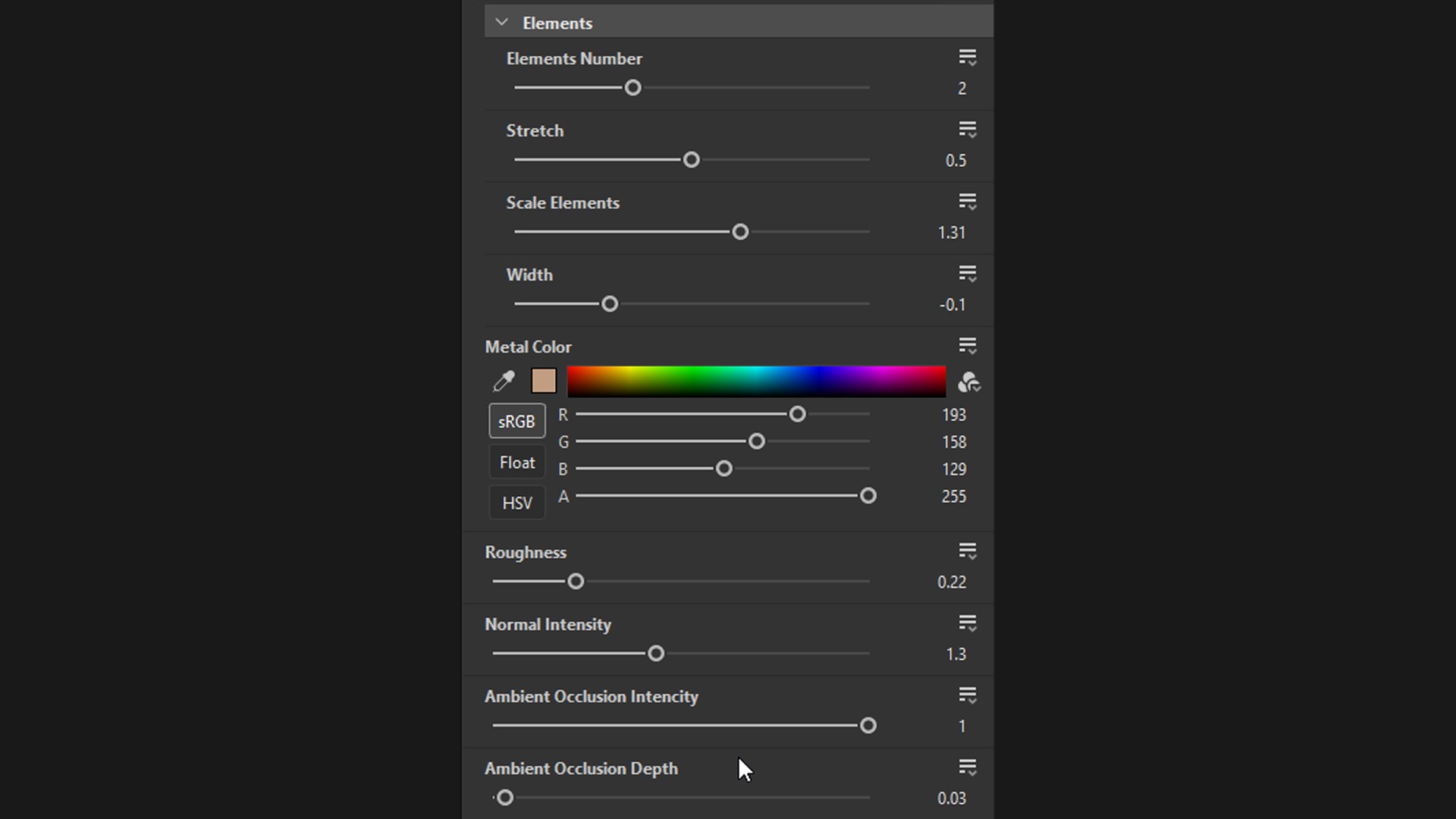 3D Brass Braid Hose Customizable PBR Material Textures Model ...