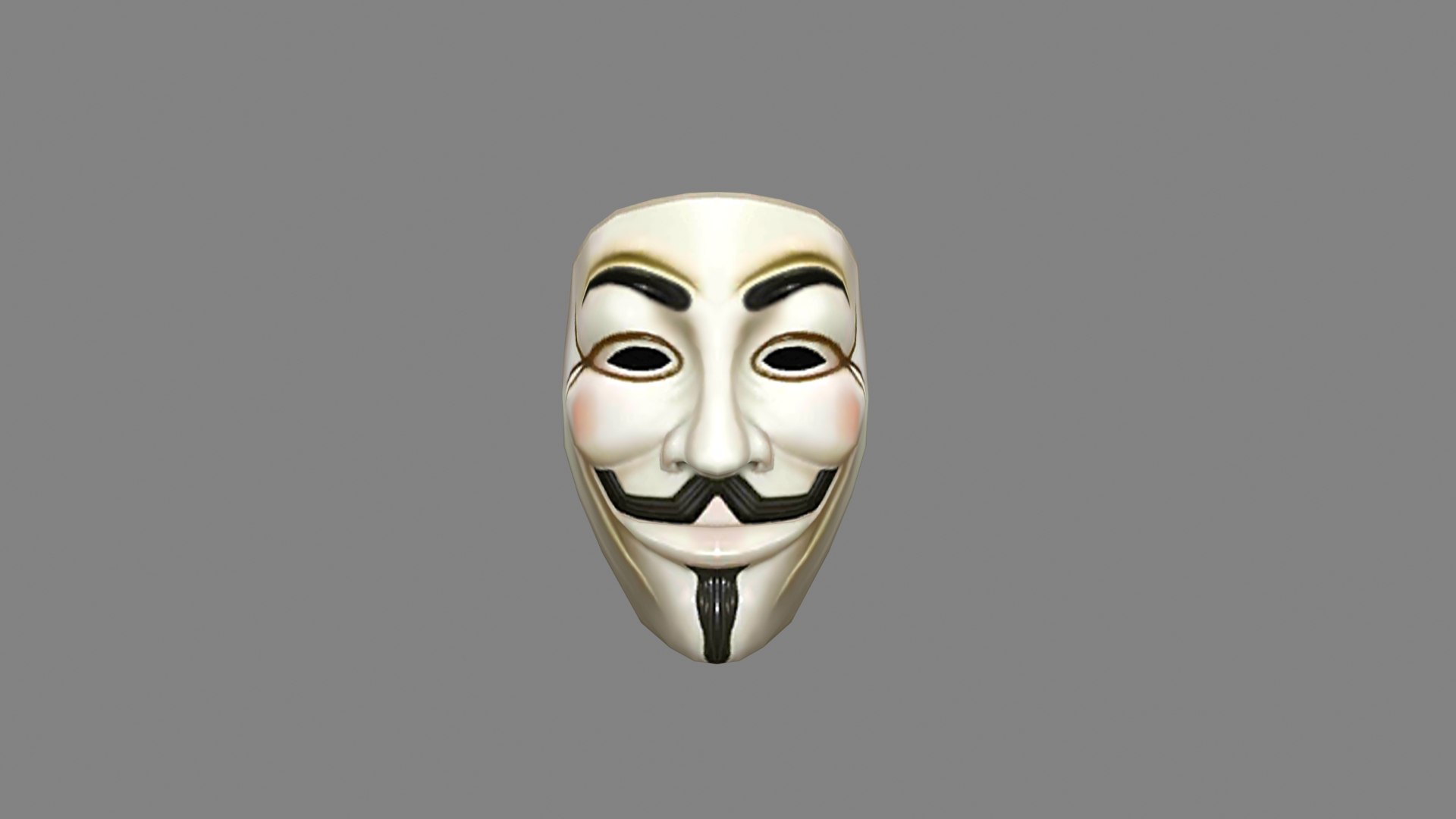 Mask - V for Vendetta Low-poly 3D model model - TurboSquid 1963973