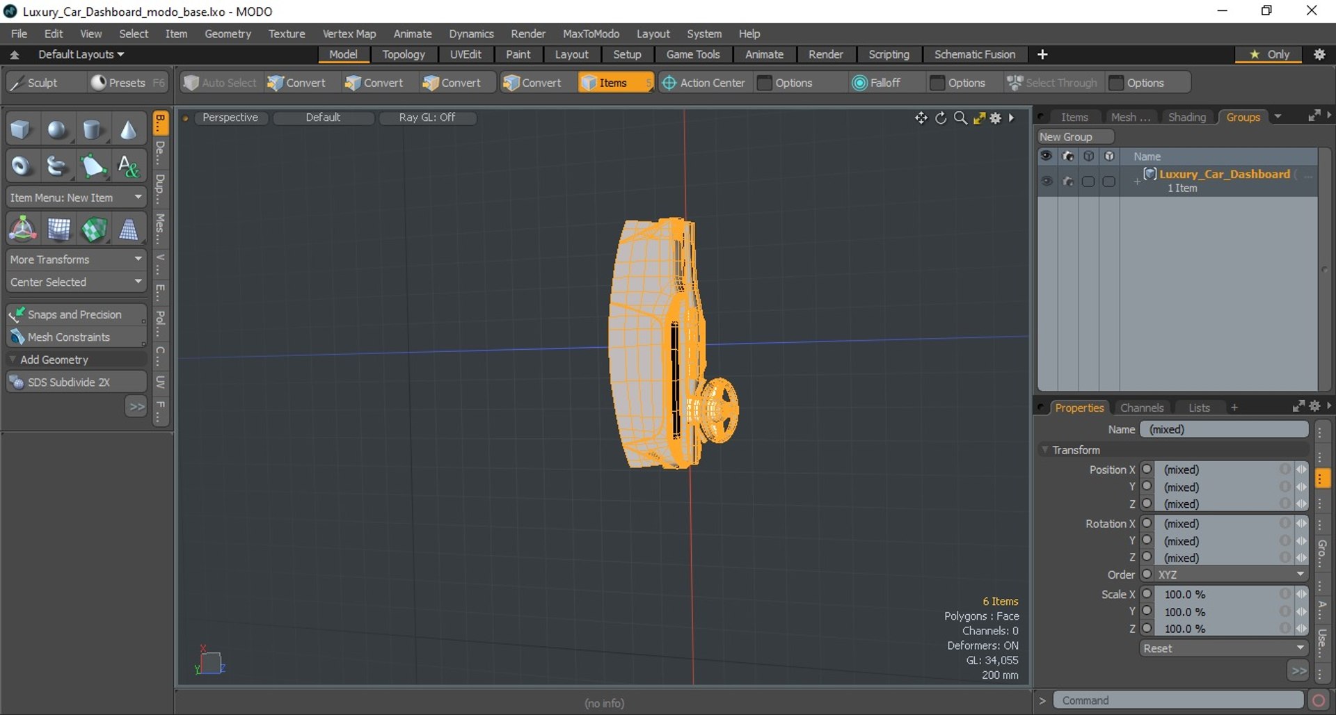Luxury Car Dashboard 3D Model - TurboSquid 1681349