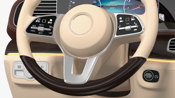 Luxury car dashboard 3D model - TurboSquid 1681349