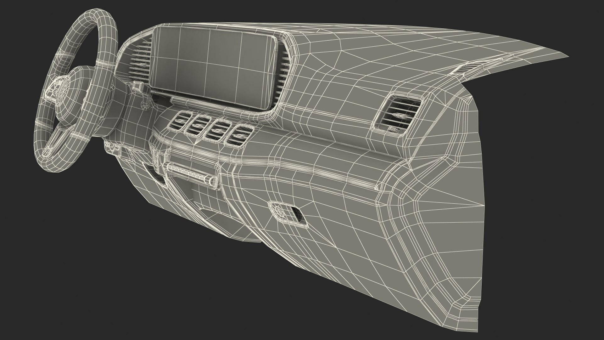 Luxury Car Dashboard 3D Model - TurboSquid 1681349